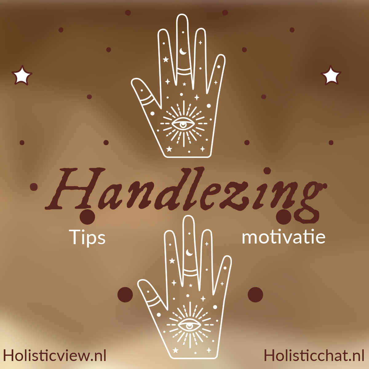 De lijnen in je handpalmen wijzen de weg. - Holistic View